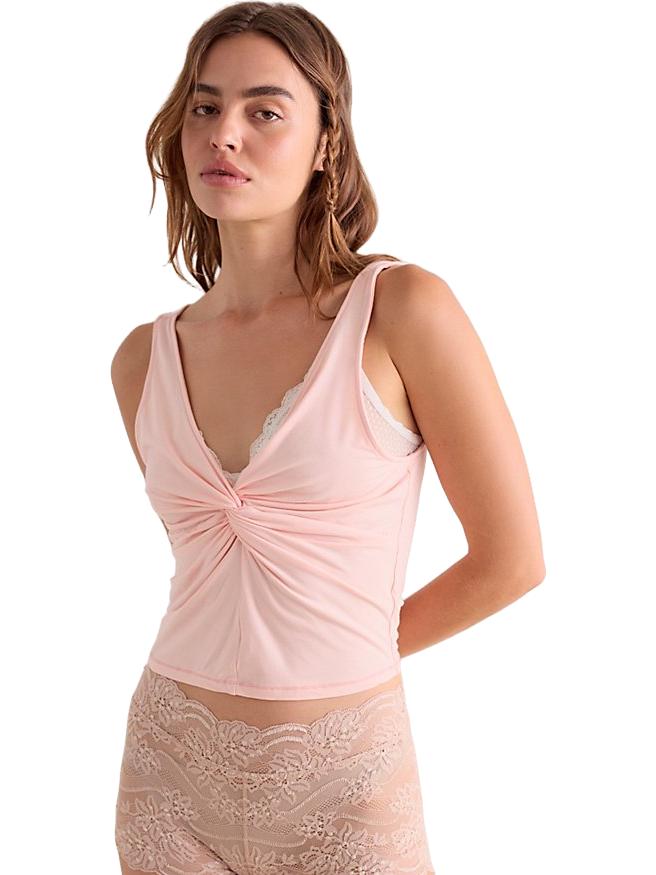 FREE PEOPLE FREE PEOPLE Intimately Twisted Bodice Cropped Tank Top